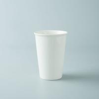 China 12 Oz 420ml White Ceramic Mugs Without Handle New Bone China Coffee Cup for sale