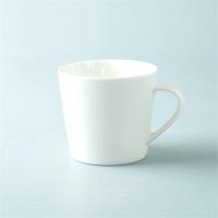 China CIQ Certification OEM Service White Ceramic Mugs 8Oz Small Size for sale