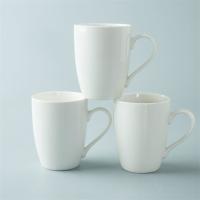 China Glazed ODM 300ml Blank Sublimation Cups Daily Use Drum Shaped for sale