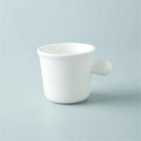 China Microwave Safe 3oz 100 Ml White Ceramic Mugs Durable For Hotels for sale