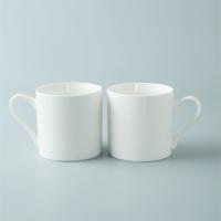 China A Grade 11oz White Ceramic Mugs Temperature Resistance With Handle for sale