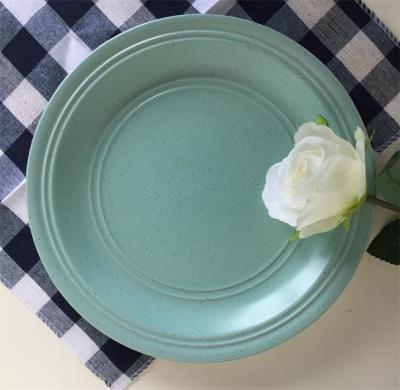 China Customizable Unicolor ZEN Reactive Glaze Dinner Set For Restaurants for sale