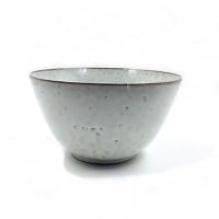 China Reactive Glazed Silk Screen 8 Inch Ceramic Bowl Mini Size For Rice for sale