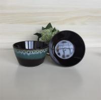 China Cusomized Logo 5.5 Inch Ceramic Mixing Bowls Active Glaze For Soup for sale