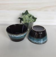 China Cusomized Logo 5.5 Inch Ceramic Mixing Bowls Active Glaze For Soup for sale