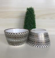 China 5.5 Inch Silk Screen Stoneware Ceramic Serving Bowls For Salad for sale