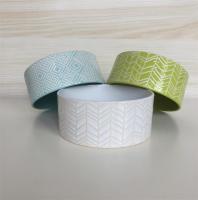 China 5.4 Inch Embossing Ceramic Pet Food Bowl Colorful Printing Durable 13.7cm for sale
