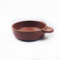 China OEM Custom 13cm Ceramic Pet Food Bowl Solid Color Double Ears 5.1 Inch for sale