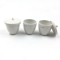 China Customized Labware Alumia Ceramic Crucible . Alumina Crucible With Lid Various Sizes for sale