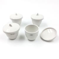 China Customized Labware Alumia Ceramic Crucible . Alumina Crucible With Lid Various Sizes for sale