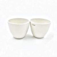 China 150ml Ceramic Crucible High Temperature Porcelain Lab Crucible 1000℃ for sale