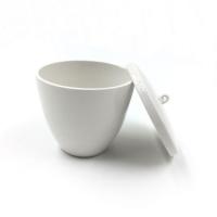 China 10ml 1200 Degree Durable Ceramic Crucible For Melting Gold White for sale