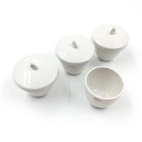 China 40ml Multifunctional Porcelain Crucible And Cover Temperature Resistant for sale