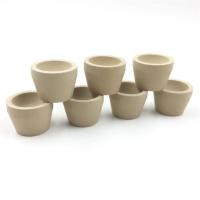 China Rapid Absorption 6A 40g Magnesia Cupels Hard For Fire Assaying for sale