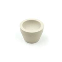 China Diametr 45mm Shock Resistance Smelting Magnesia Cupels , Bone Ash Crucible for sale