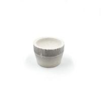 China White High Refractoriness Bone Ash Cupel Crucible For Smelting for sale