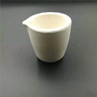 China 100ml Bone Ash Crucible for Fire Assay 1550C High Temperature Lab Crucible for sale