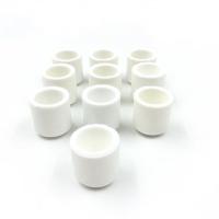 China 24mm Cylindrical Carbon Sulfur Crucible White For Laboratory for sale