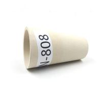 China Laboratory Bone Ash Crucible 85mm Top Diameter 135mm Height for Fire Assay Gold Analysis for sale