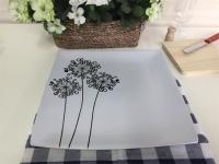 China SGS Approved Porcelain Dinner Plates 10.5 Inch White Glaze Hand Painted for Restaurant for sale