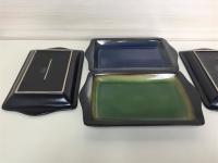 China CIQ Certificate Customized Sushi Serving Dishes With Double Ear for sale