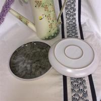 China AB Grade Dishwasher Safe Pasta Serving Plates Ice Cracked Glaze for sale