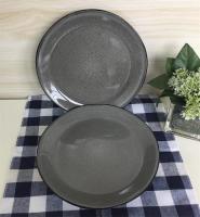 China Customized Stackable Ceramic Dinner Plates Non Disposable 500F Oven Safe for sale