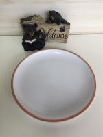 China FDA Approval OEM Service Pottery Dinner Plates Hand Painted For Breakfast for sale