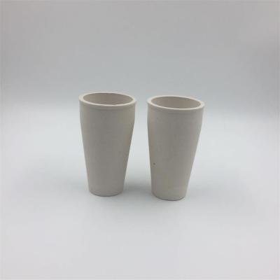 China Laboratory Bone Ash Crucible 85mm Top Diameter 135mm Height for Fire Assay Gold Analysis for sale