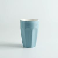 China Diameter 8.5cm Height 12.3cm Ceramic Coffee Mugs Round Double Glazed for sale