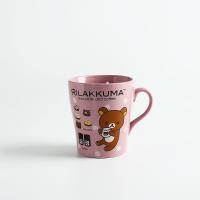 China Decal Printing Ceramic Mugs Animal  V-Shaped Ceramic Coffee Cup for sale