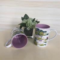 China 15 Oz Color Decal Printing Stoneware Coffee Big Capacity Mug for sale