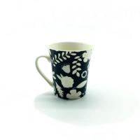 China 9 Oz Ceramic Coffee Mug With Animals And Flowers Design Printing for sale