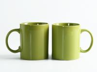 China Full Glazed Ceramic Milk Cup 8.2cm x 9.7cm Custom Color Pattern OEM for sale