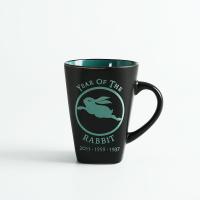 China Zodiac Ceramic Mug Matte Multi Colored Round Mouth With Square Bottom for sale