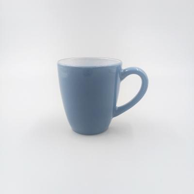 China 13oz Ceramic Reactive Mug Coffee Cup Porcelain Stoneware Promotional 9.2cm for sale