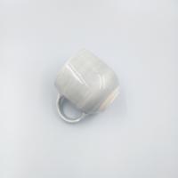 China 13oz 370ml Stoneware Coffee Cups Gloassy Surface For Restaurant for sale