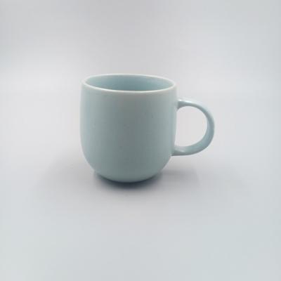 China Hand Grip Personalized Ceramic Stoneware Mugs , 13 Oz Coffee Cups for sale
