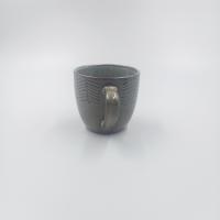 China Handmade Reactive 230ml Ceramic Stoneware Mugs , 8 Oz Ceramic Coffee Cups for sale
