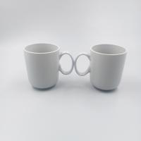 China 13 oz Smooth Frosted Bone China Coffee Mugs Minimalist Style Customizable for Hotels Restaurants for sale