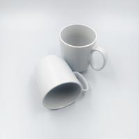 China 13 oz Smooth Frosted Bone China Coffee Mugs Minimalist Style Customizable for Hotels Restaurants for sale