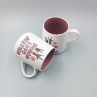 China 18oz Hand Painted Ceramic Stoneware Mug 520ml Coffee Cup for Thanksgiving for sale