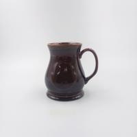 China New Bone China 16 Oz Stoneware Mug Logo Printed Unique Shape for sale