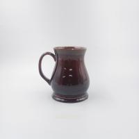 China New Bone China 16 Oz Stoneware Mug Logo Printed Unique Shape for sale
