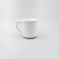 China Promotional 460ml White Embossed Ceramic Mug ODM Customizable for Milk Coffee for sale