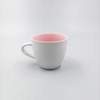 China ODM Service 9Oz Two Color Ceramic Stoneware Mugs With Handle for sale