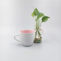 China ODM Service 9Oz Two Color Ceramic Stoneware Mugs With Handle for sale