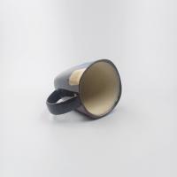 China Square Shape Multi Color Matching  Ceramic Vintage Glazed Ceramic Mug for sale