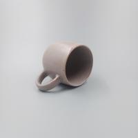 China Matte Ice Cracked Glazed Drum Ceramic Coffee Milk Cup for sale