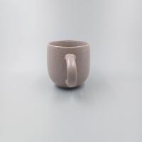 China Matte Ice Cracked Glazed Drum Ceramic Coffee Milk Cup for sale